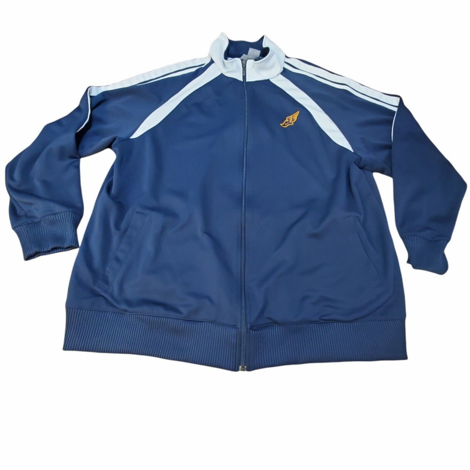Nike Vintage Nike Men’s XXL Full Zip Navy Blue Track Jacket Winge | Grailed