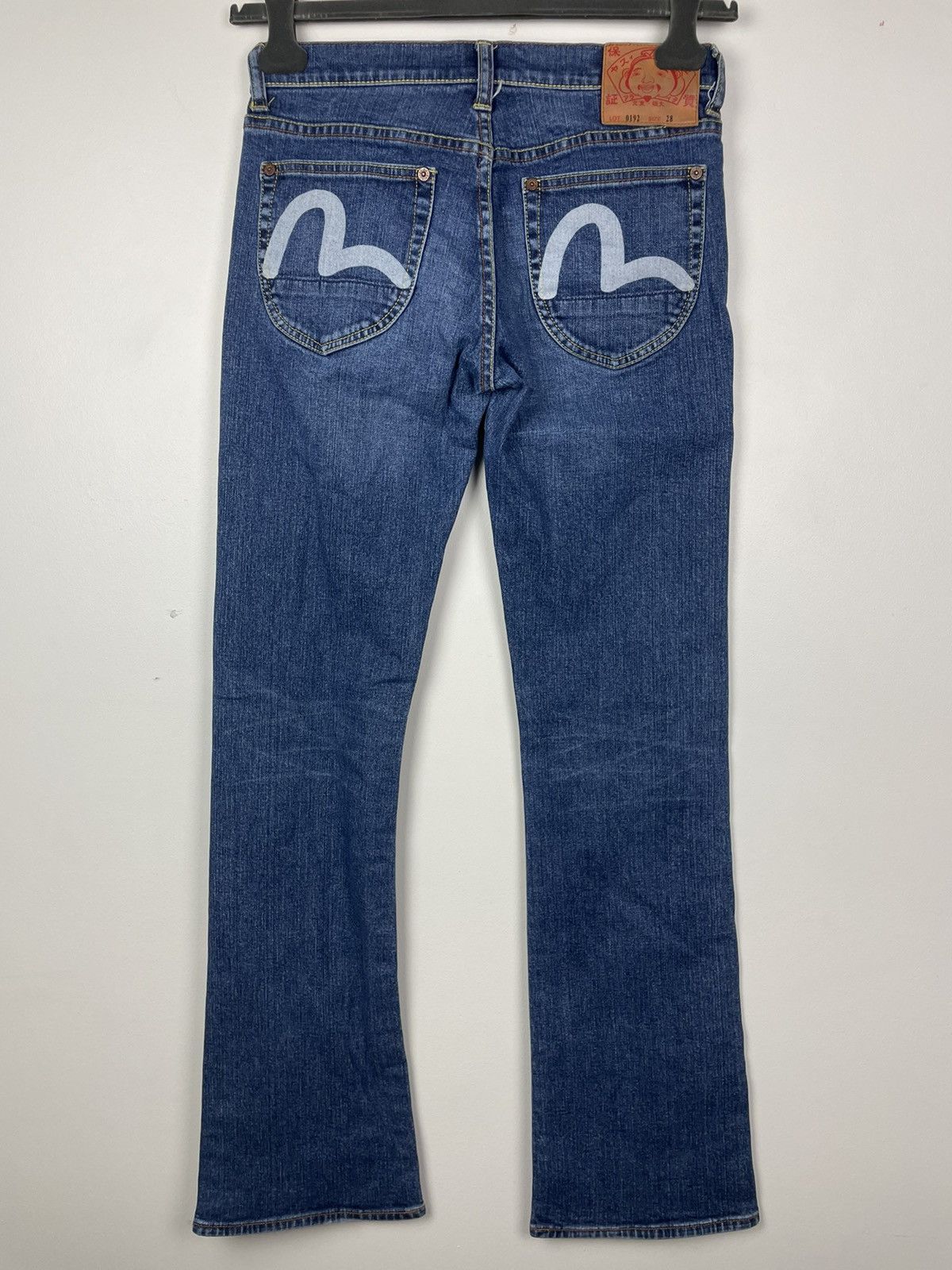 Evisu Low Rise Flared Boot Cut Evisu Pocket Jeans Y2K | Grailed