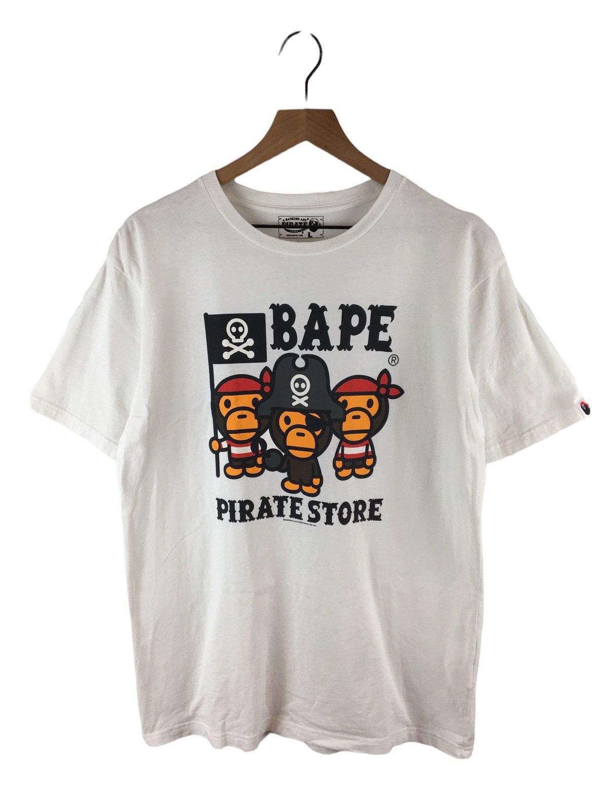 Bape 2011 Bape Pirates Store Milo Tee | Grailed