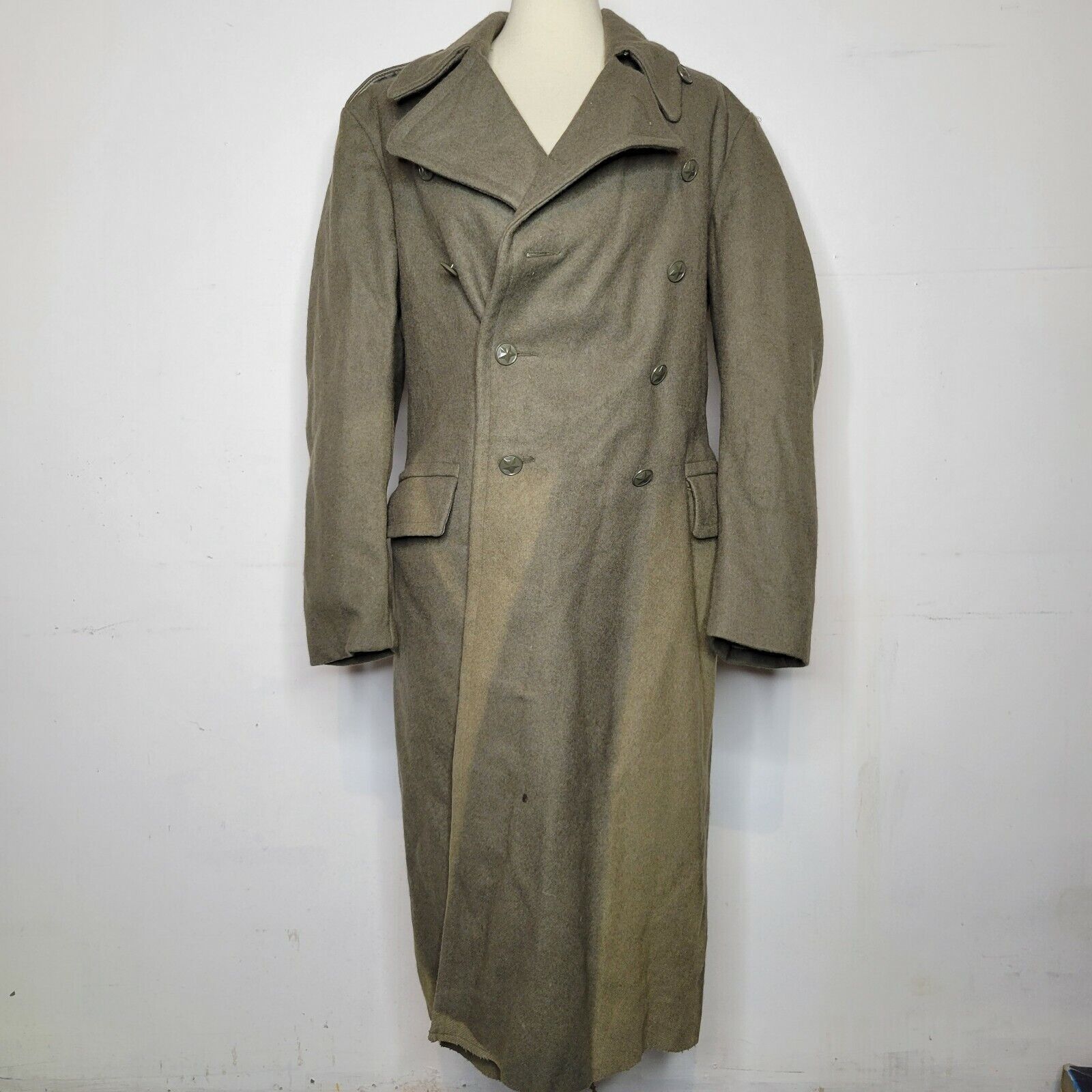 Vintage Vintage Cold War Era Soviet Wool Coat Small Wool Vunarski ...