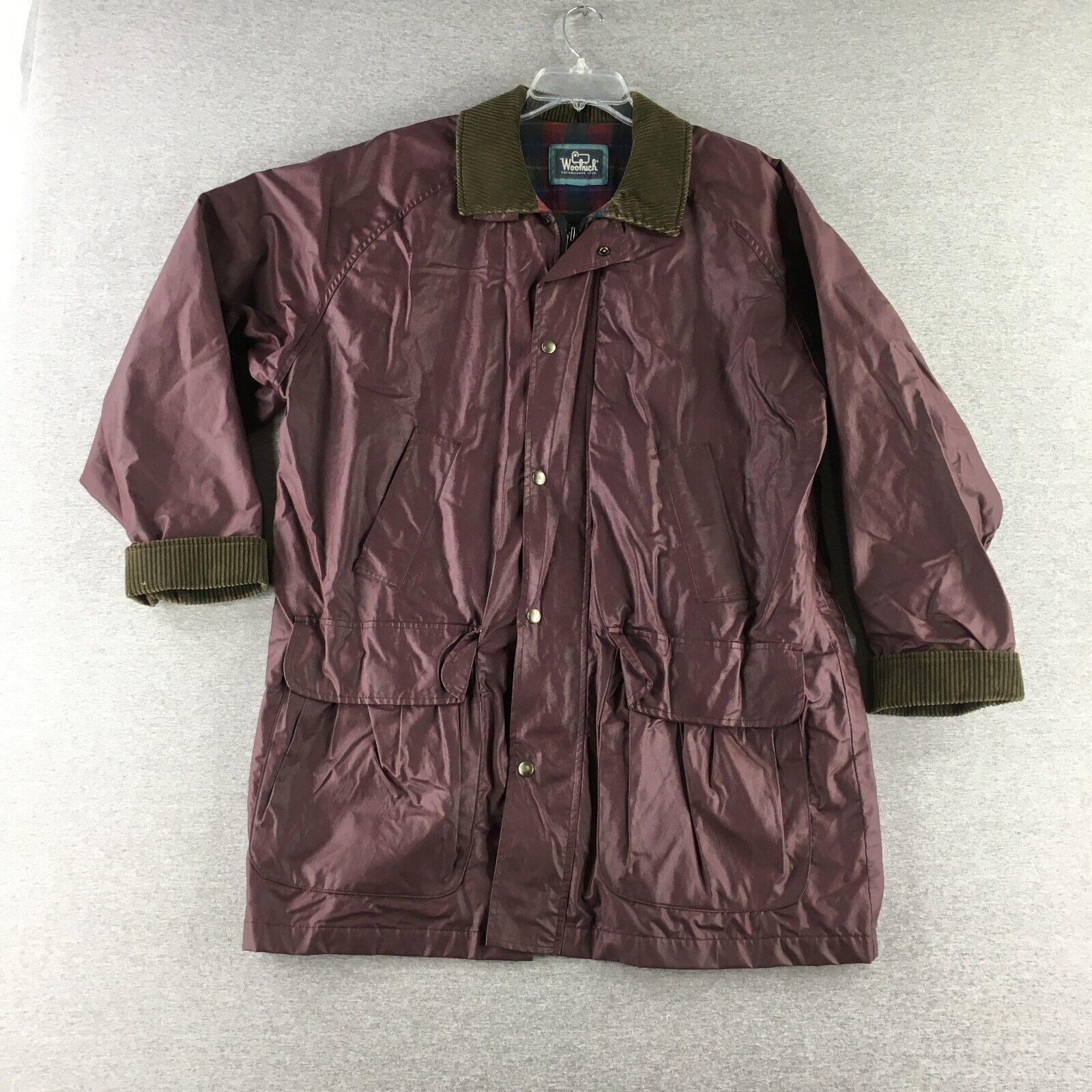 Vintage Vintage Woolrich Jacket Womens Medium Long Barn Chore Coat ...