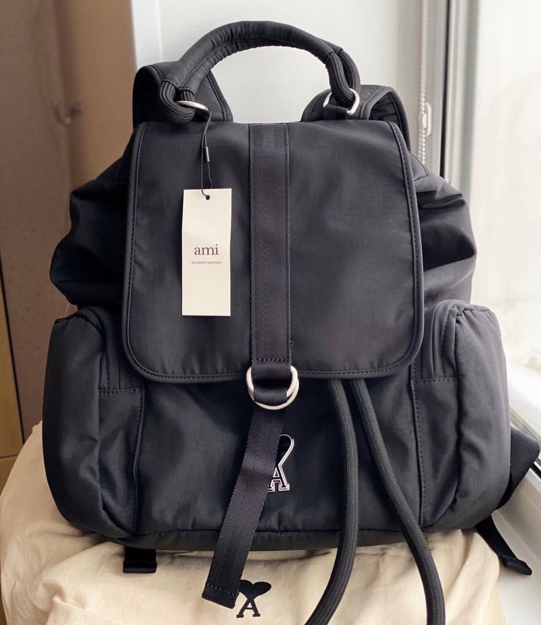 AMI Ami Paris de Coeur backpack | Grailed