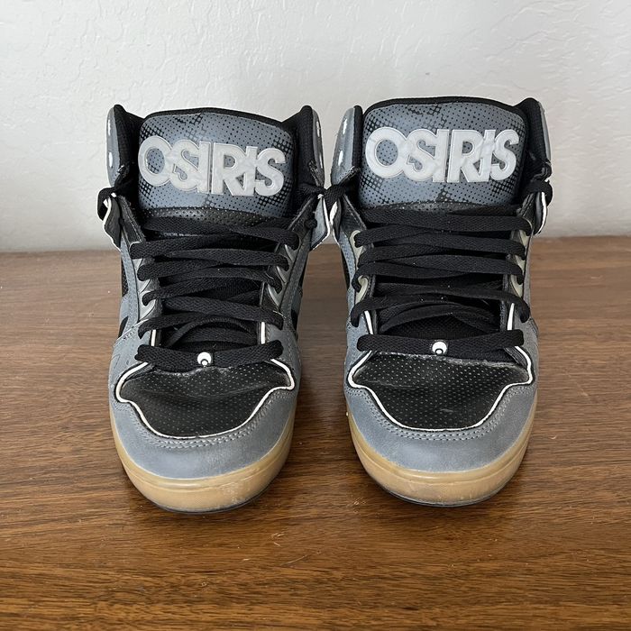 Vintage Osiris NYC 83 ULT Shoes Charcoal Gray Black 11 Bronx Skate ...