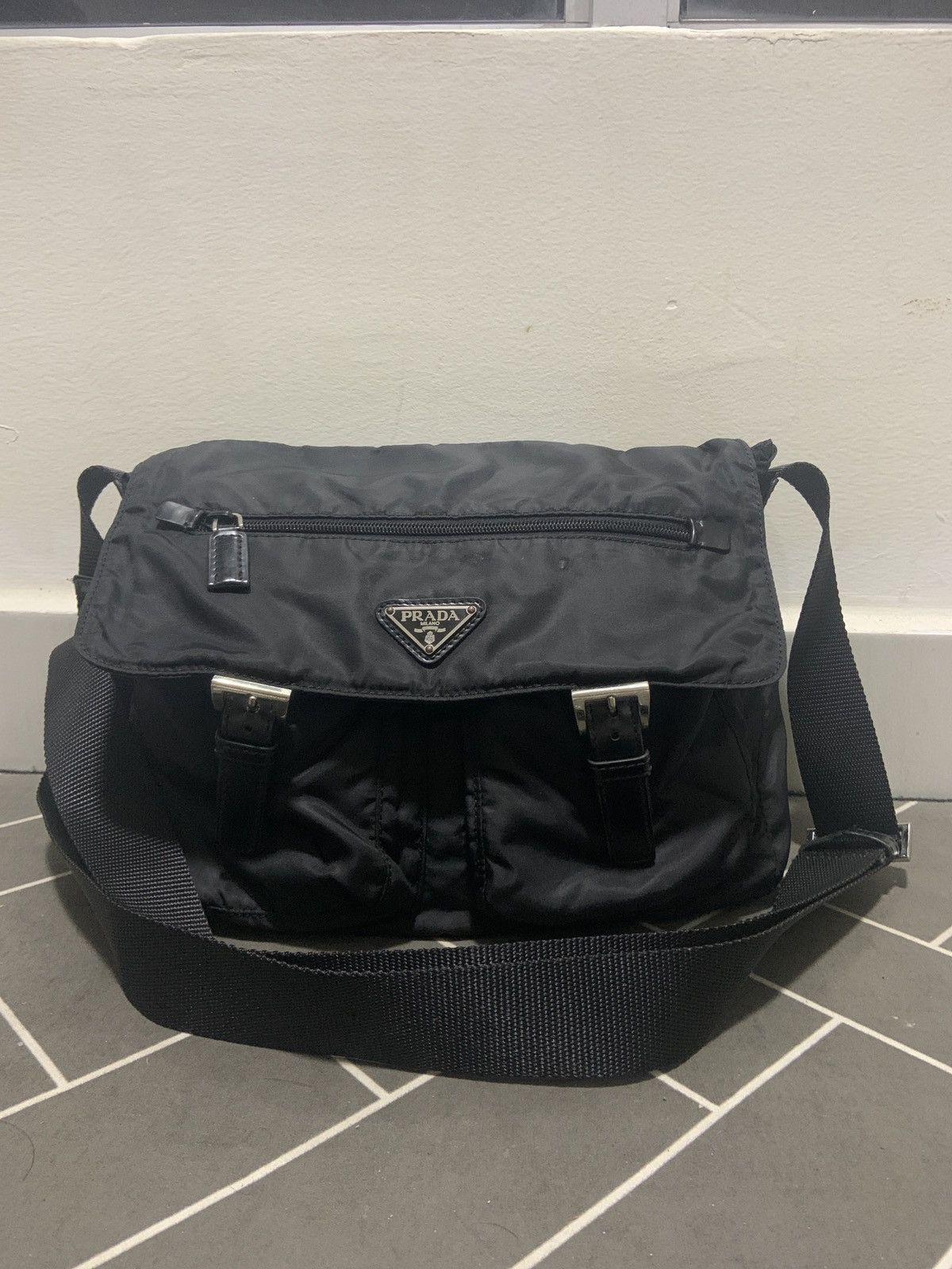 Prada PRADA NYLON SLING BAG | Grailed