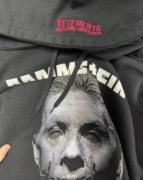 Vetements 2018 Vetements Rammstein Hoodie | Grailed