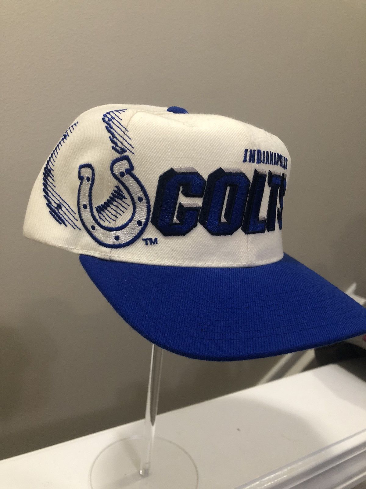 Sports Specialties Indianapolis Colts Shadow Laser Snapback Hat | Grailed