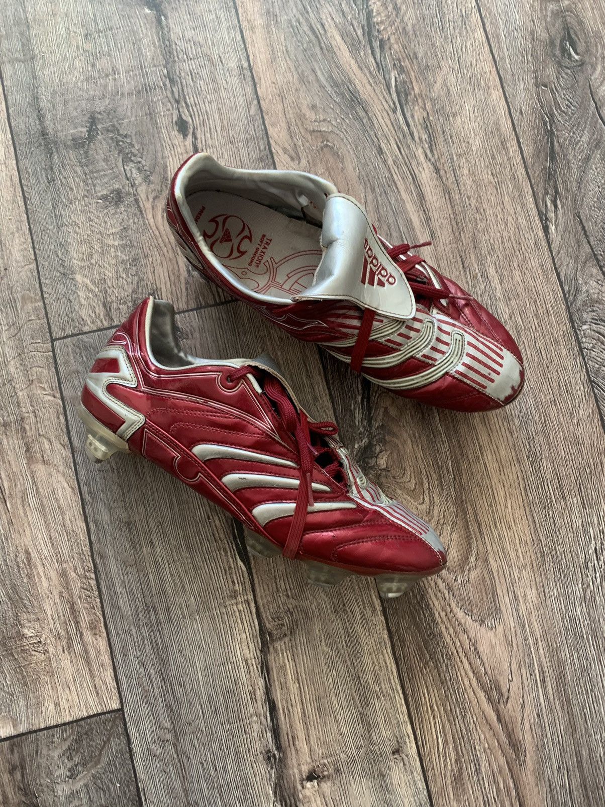 Adidas × Vintage Vintage 2005 Adidas Predator Absolute Red Football ...