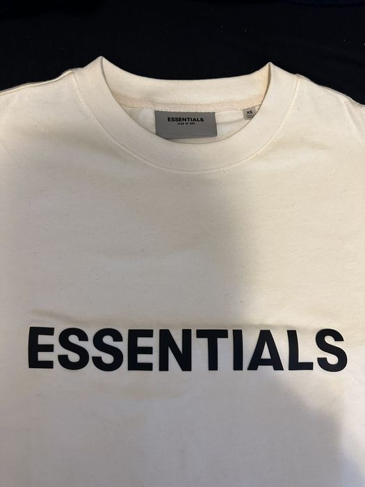 Essentials Essentials Fear of God Cream T-shirt | Grailed