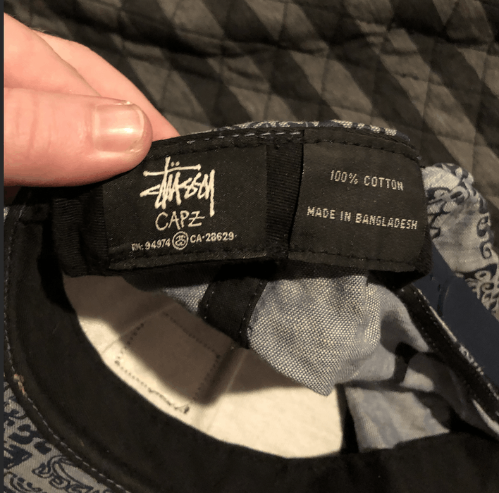 Stussy Stussy Vintage Capz Tribal Funky Print Snapback | Grailed