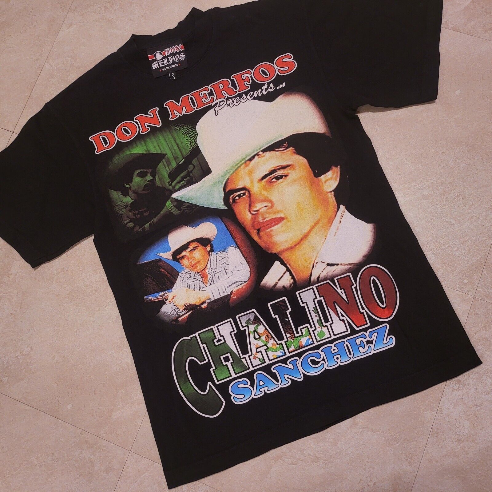 Vintage Chalino Sanchez X Don Merfos Mens S Small "VTG Rap Tee Style ...