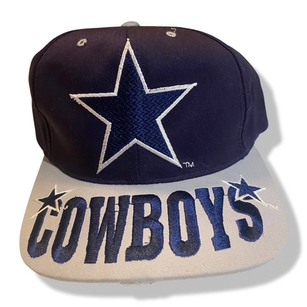 NFL Vintage Dallas Cowboys NFL Snapback Big Brim Spellout | Grailed