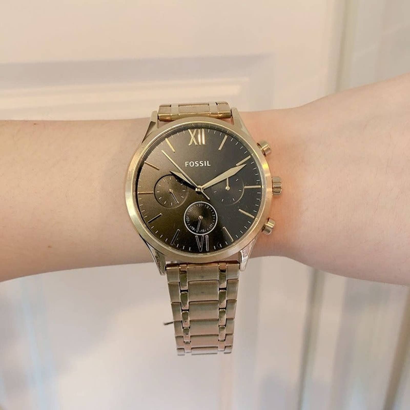 Fossil Fossil BQ2366 Fenmore Multifunction Gold-Tone Steel Watch | Grailed