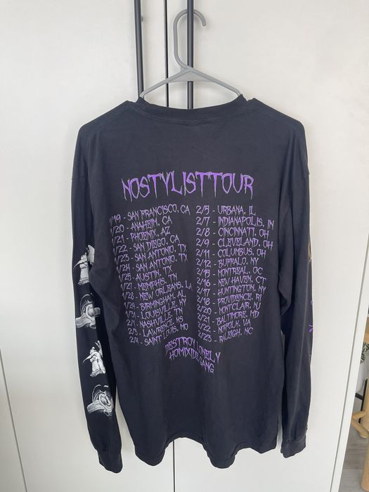 Streetwear Destroy Lonely Tour Merch Long Sleeve | Grailed