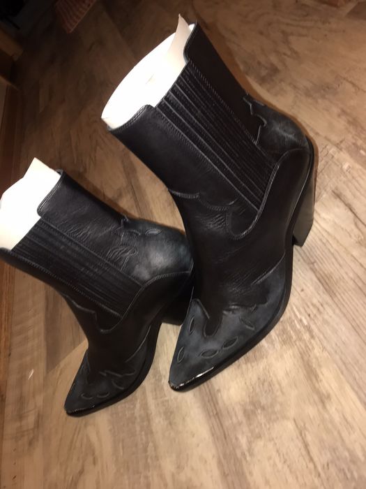 Enfants Riches Deprimes METEAL TIP MIDNIGHT COWBOY BOOTS | Grailed