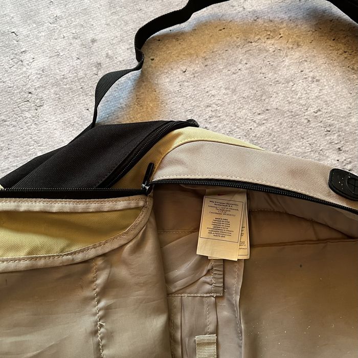 Nike Nike Vintage Beige Swoosh Backpack 90s | Grailed