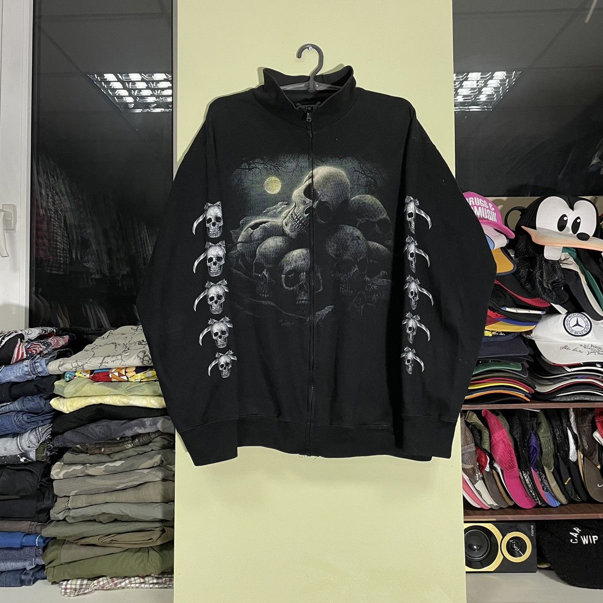 Vintage Vintage Y2K Skulls Dead Face Horror l Creepy Paranoia 90s | Grailed