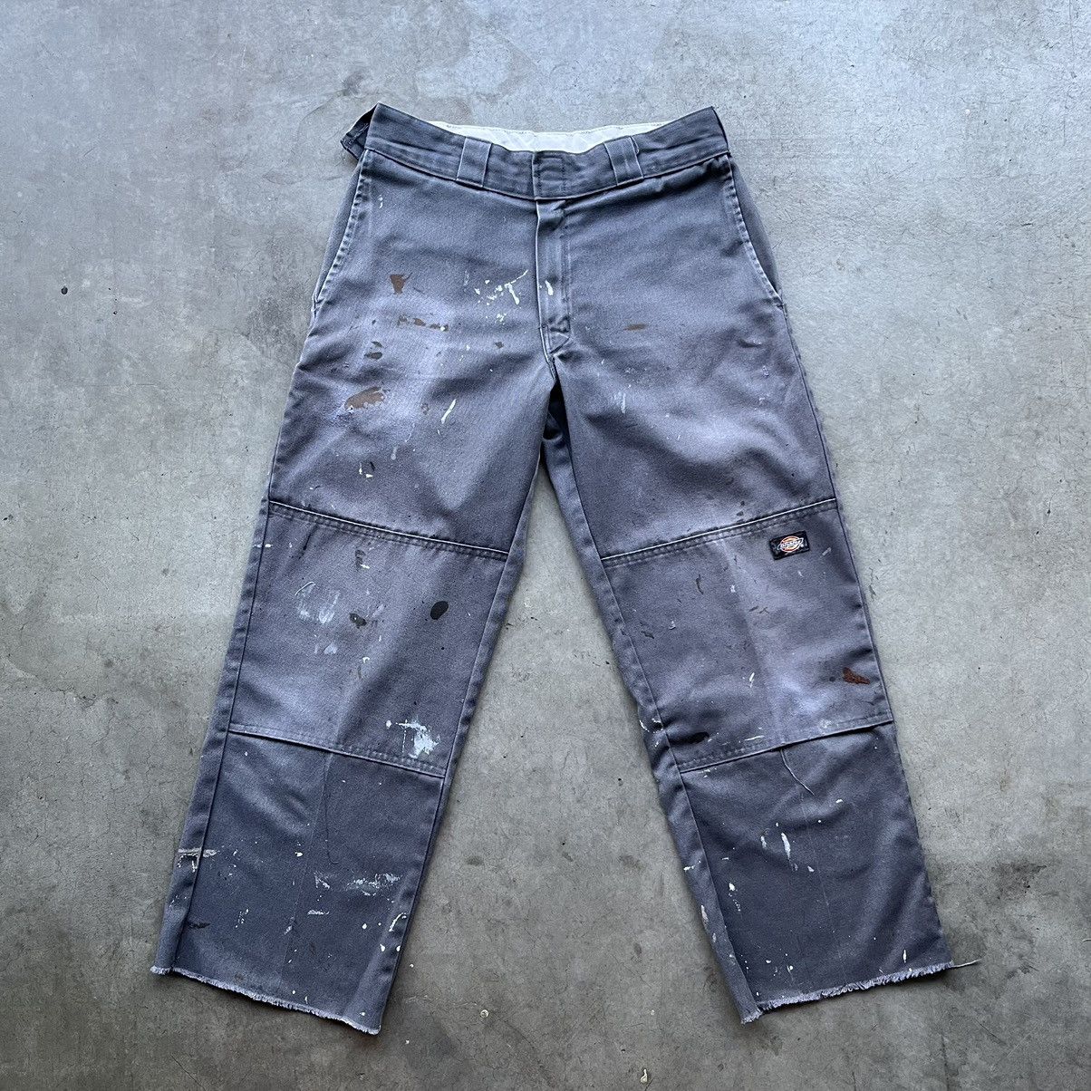 Dickies × Streetwear × Vintage Distressed Thrashed Dickies Double Knee ...
