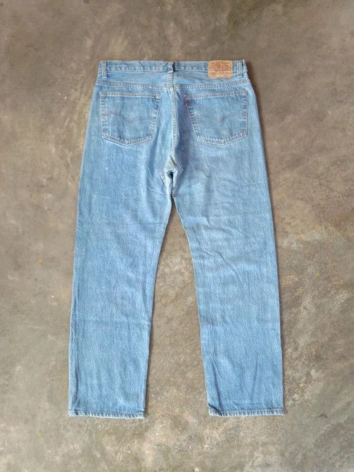Vintage 90s Vintage Levi's 501 Made In USA Distressed Jeans 36x30 | Grailed