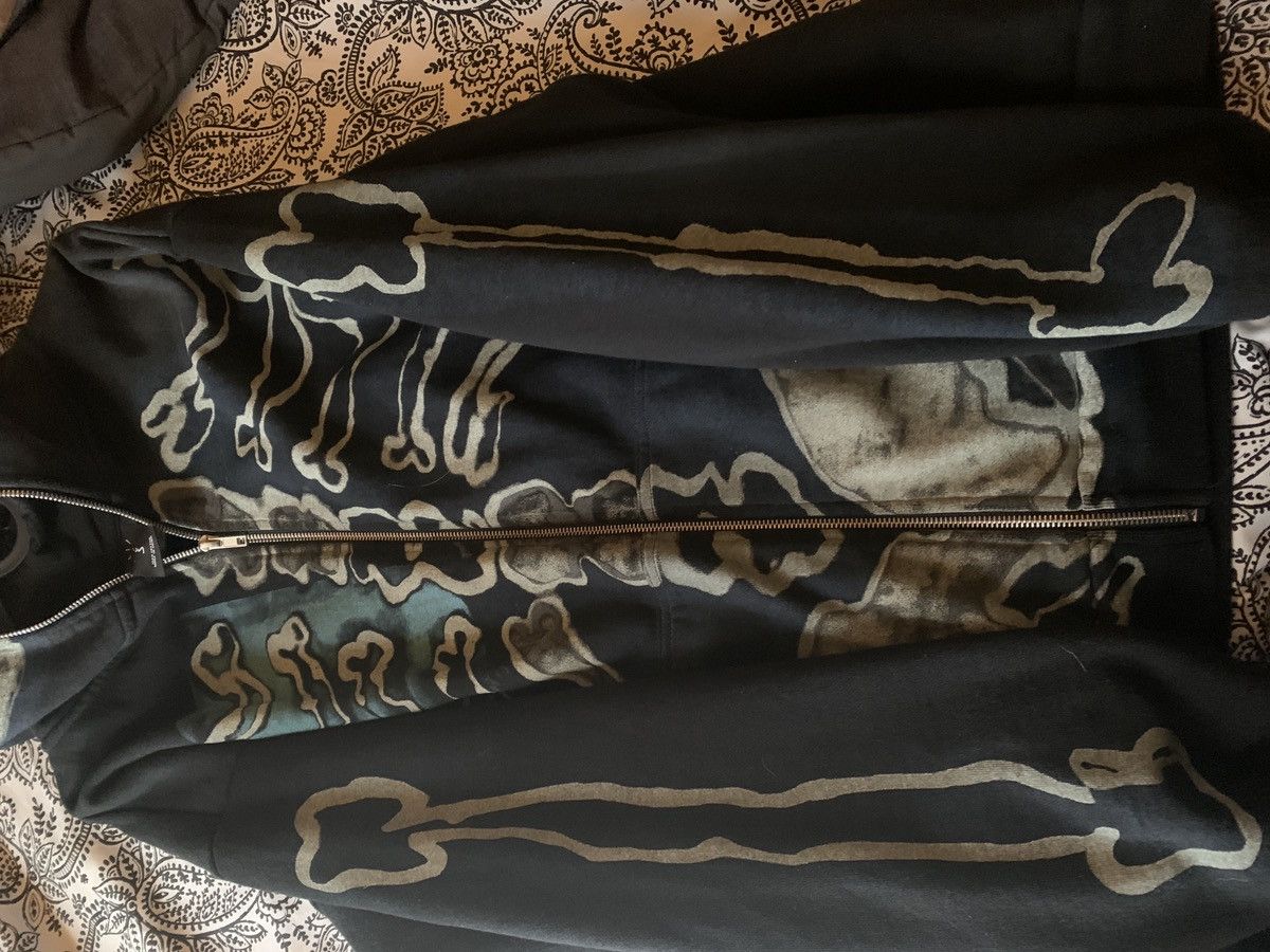 Fragment Design × Travis Scott Fragment Travis Scott bone full zip ...