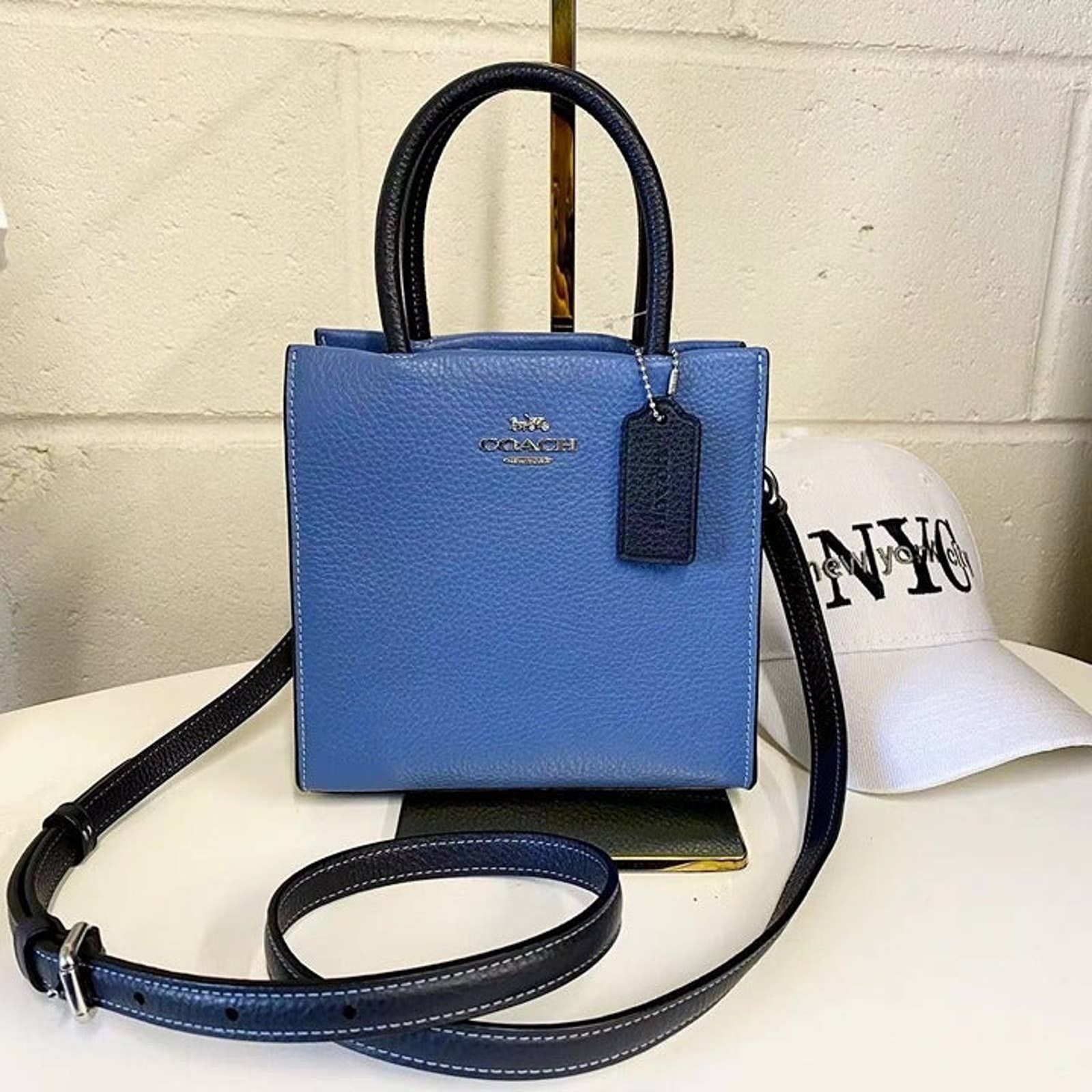 Coach Coach CE598 Mini Cally Crossbody In Silver/Sky Blue Multi | Grailed