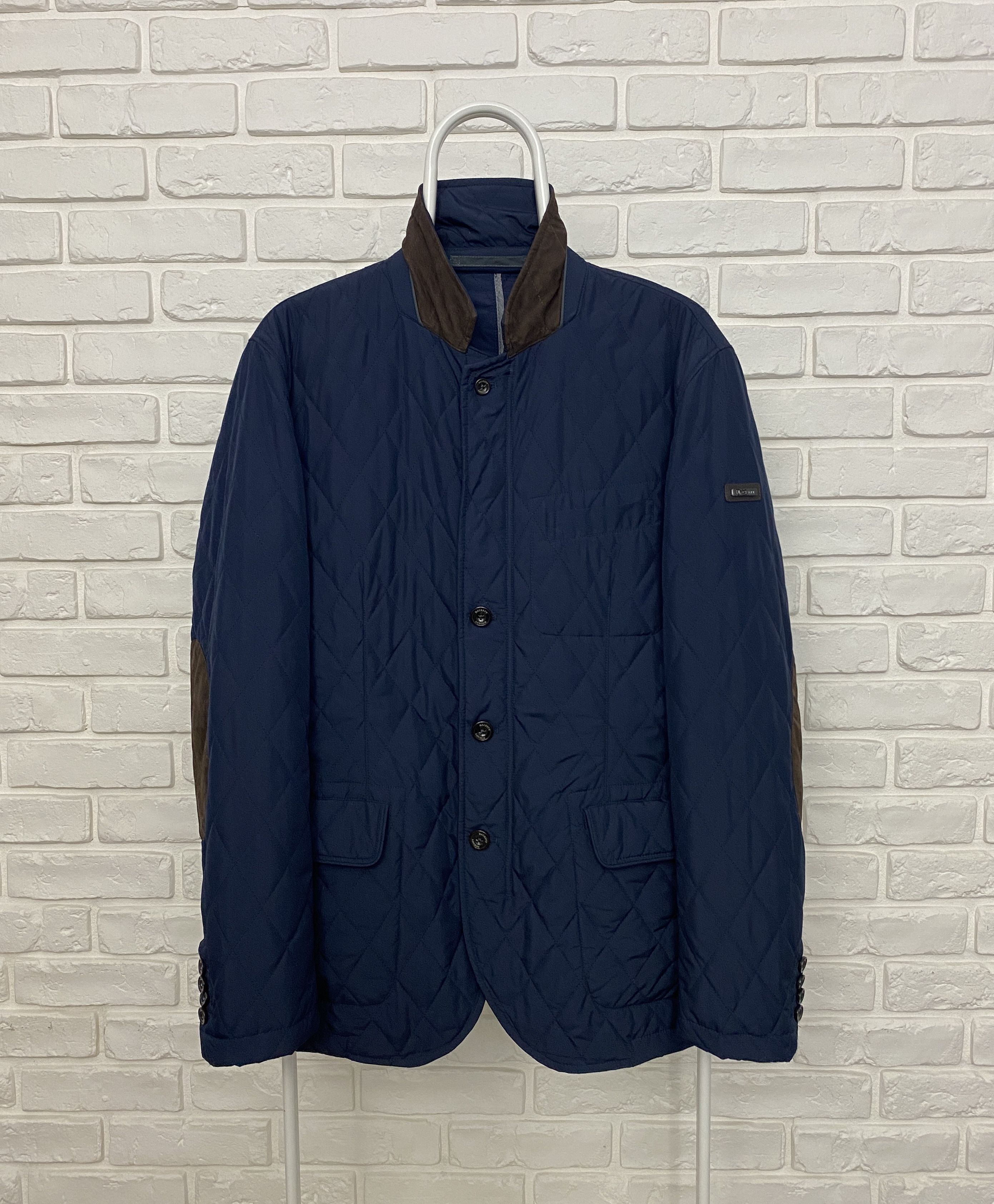 Hackett Hackett London Quilted Jacket Kinloch Blazer Navy Size M | Grailed