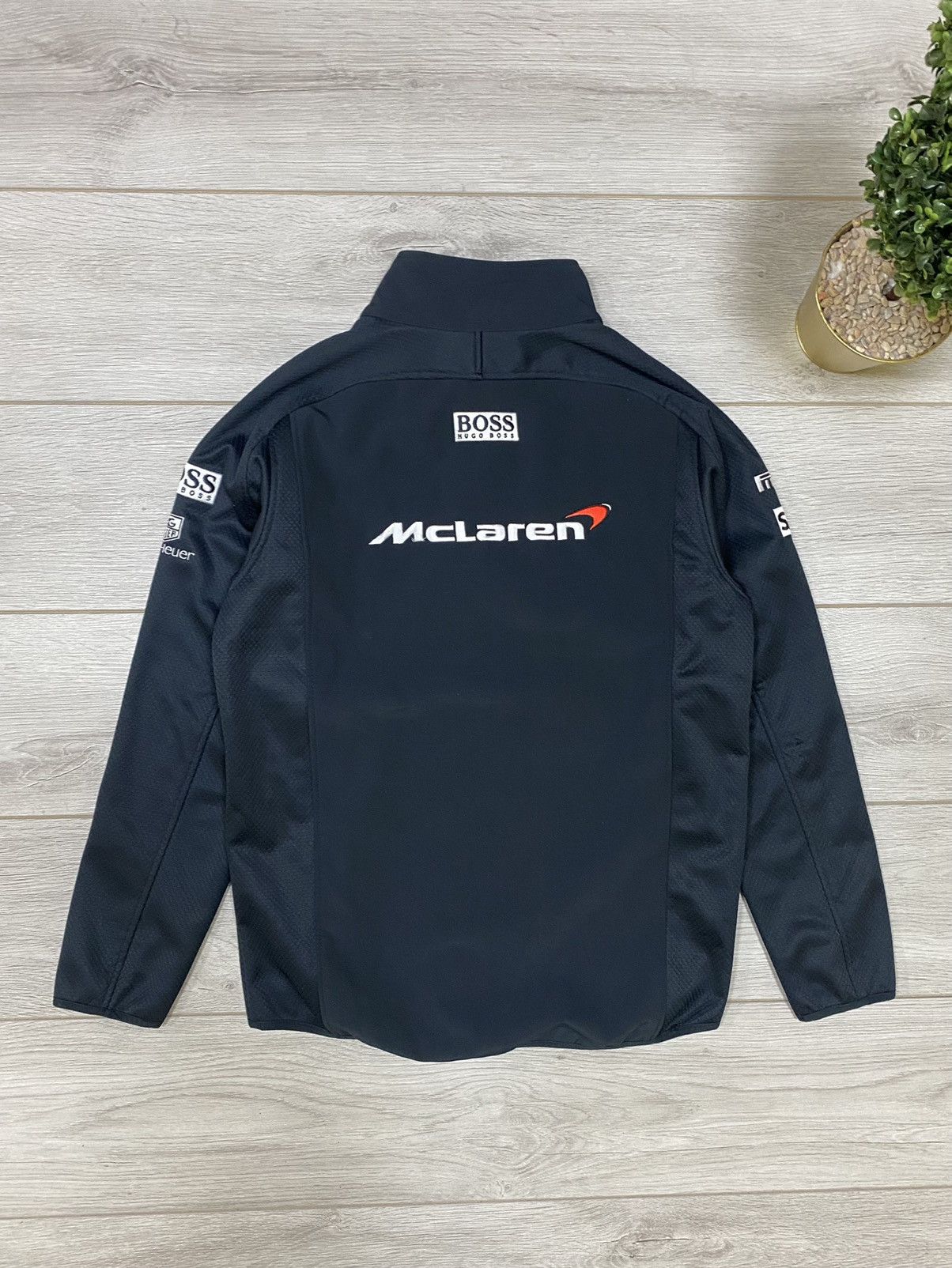 Hugo Boss × Mercedes Benz × Vintage Hugo Boss McLaren F1 soft shell ...