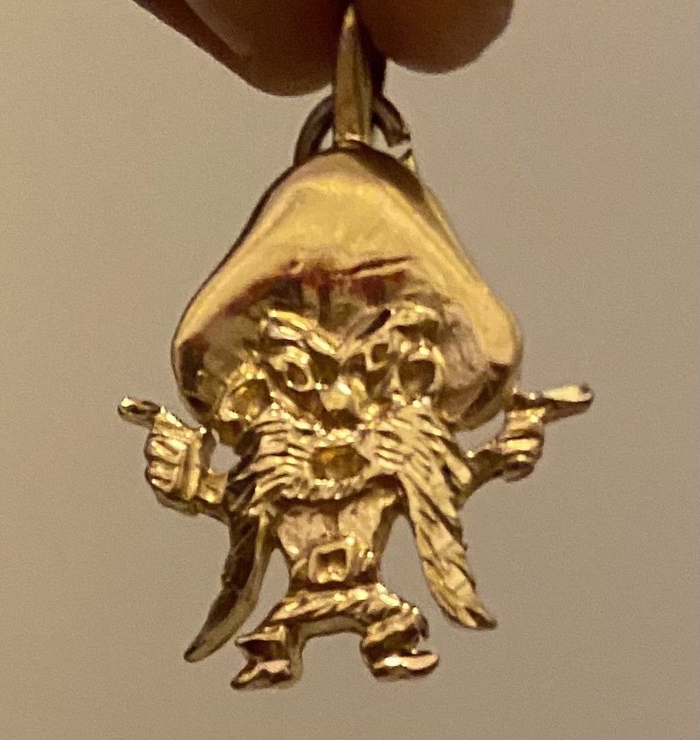 Warner Bros VINTAGE 14K GOLD YOSEMITE SAM PENDANT | Grailed