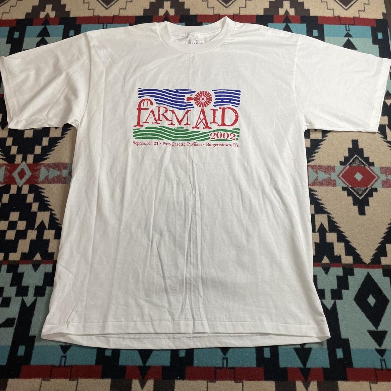Band Tees × Streetwear × Vintage Vintage Y2K Deadstock Farm Aid concert ...