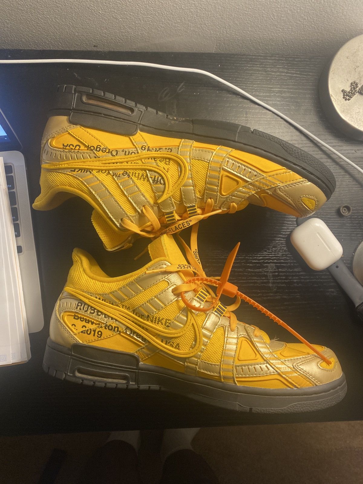 Nike Nike off white rubber dunks | Grailed