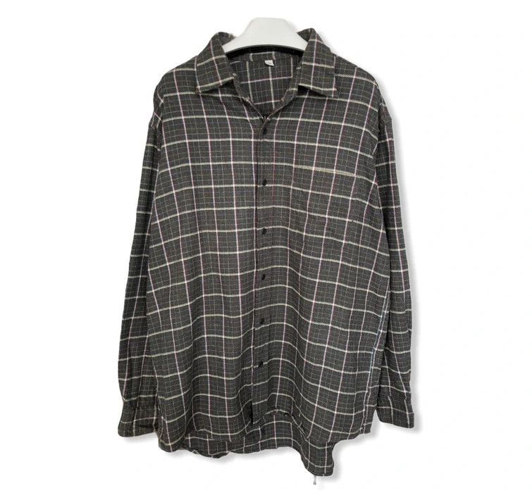 Flannel × Japanese Brand × Streetwear Japanese Brand Uniqlo Plaid ...