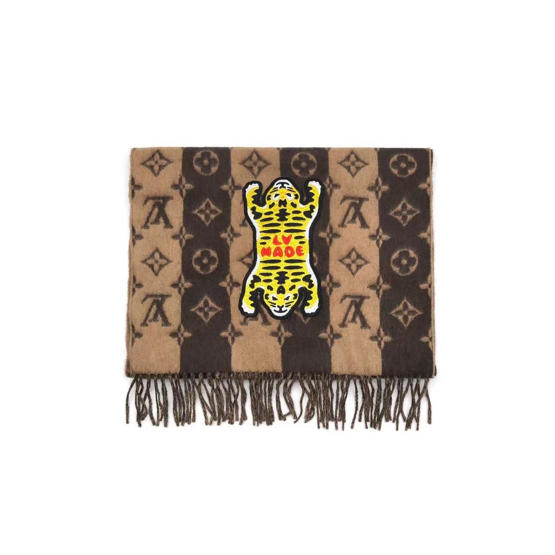 Louis Vuitton Louis Vuitton X Nigo Tiger Cashmere Scarf | Grailed