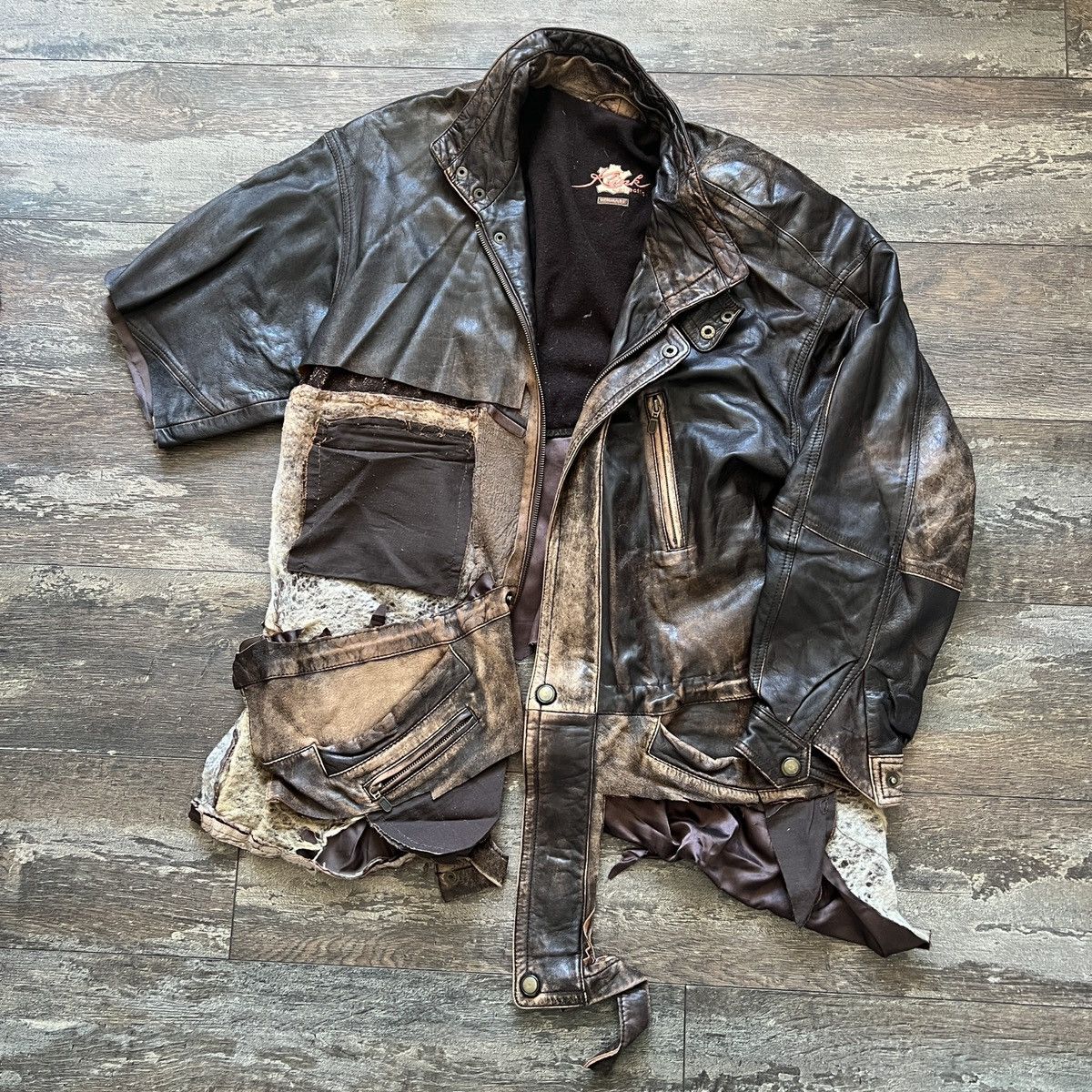 Japanese Brand × Very Rare × Vintage RARE Deconstructed Destroyed ...