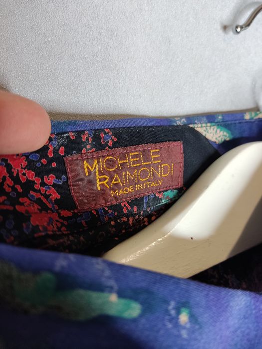 Vintage 80s Michele Raimondi Vintage Avant garde Art Gallery Shirt ...