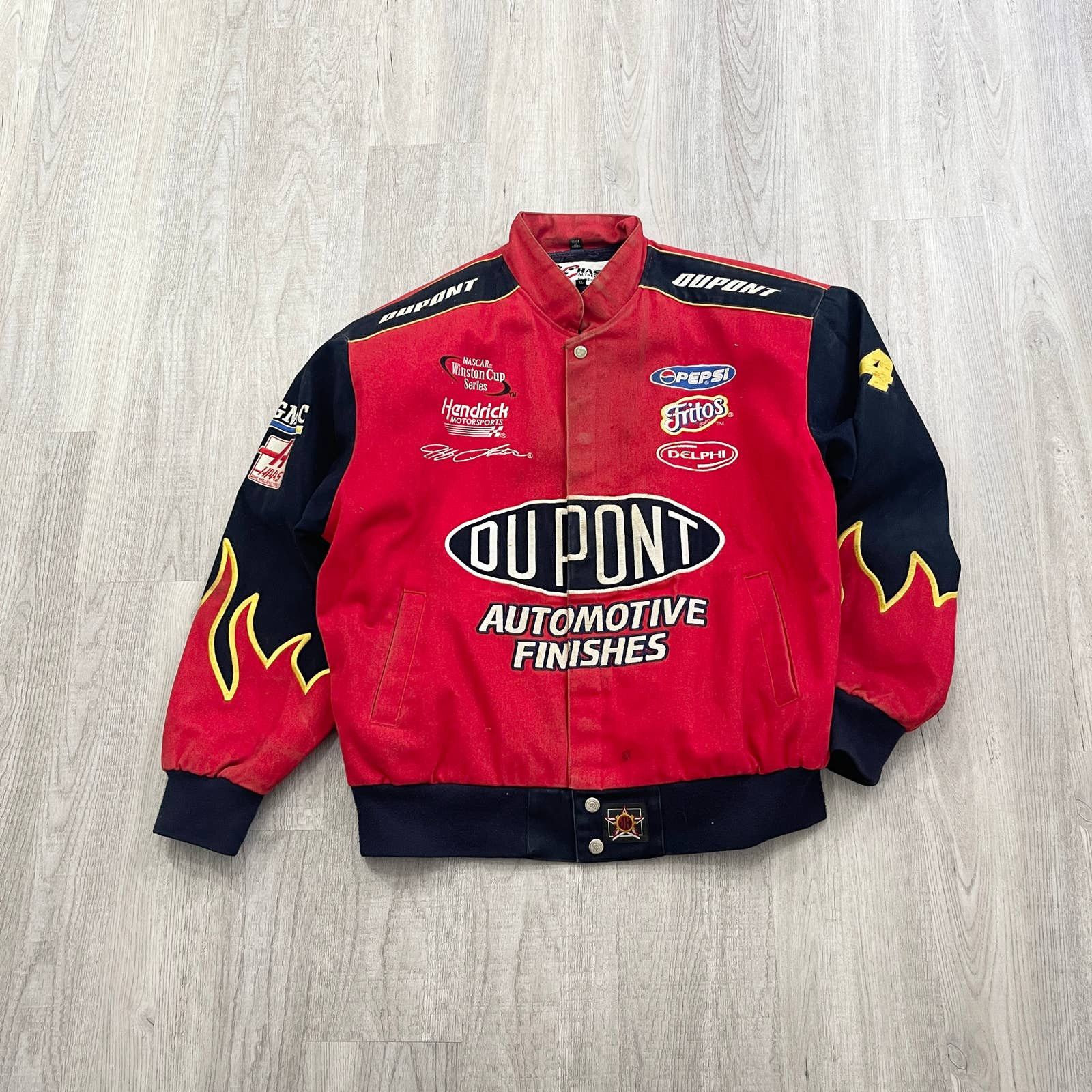 Vintage VINTAGE JEFF GORDON Dupont Racing Jacket #24 NASCAR | Grailed