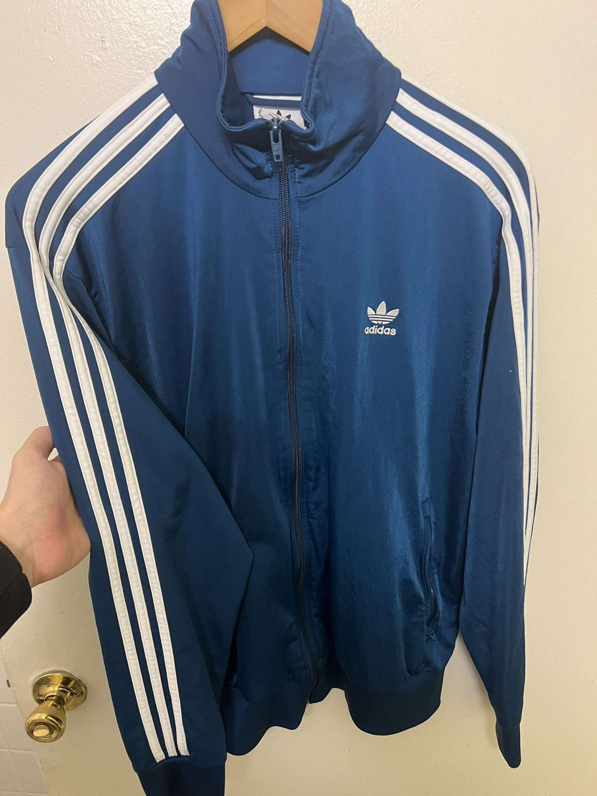 Adidas Adidas track sweater - blue | Grailed