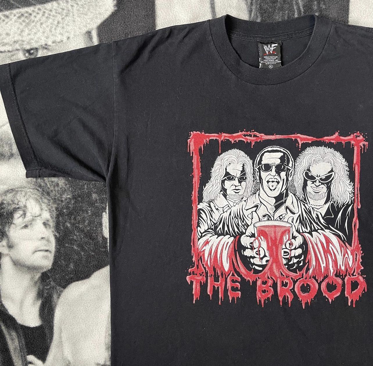 Vintage × Wwe × Wwf Vintage 1999 WWF/WWE The Brood Wrestling Shirt ...