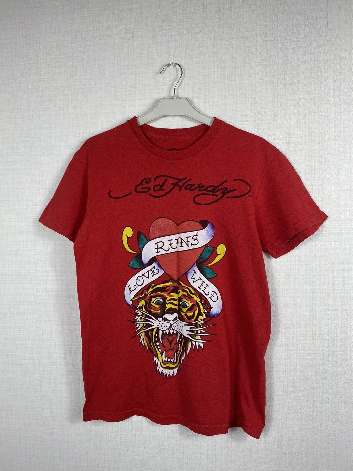 Ed Hardy × Streetwear × Vintage Ed Hardy Vintage 90S T Shirt Printed ...