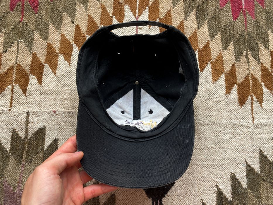 Vintage 90s Vintage NYC Graffiti Embroidery Faded Black Dad Cap Hat ...
