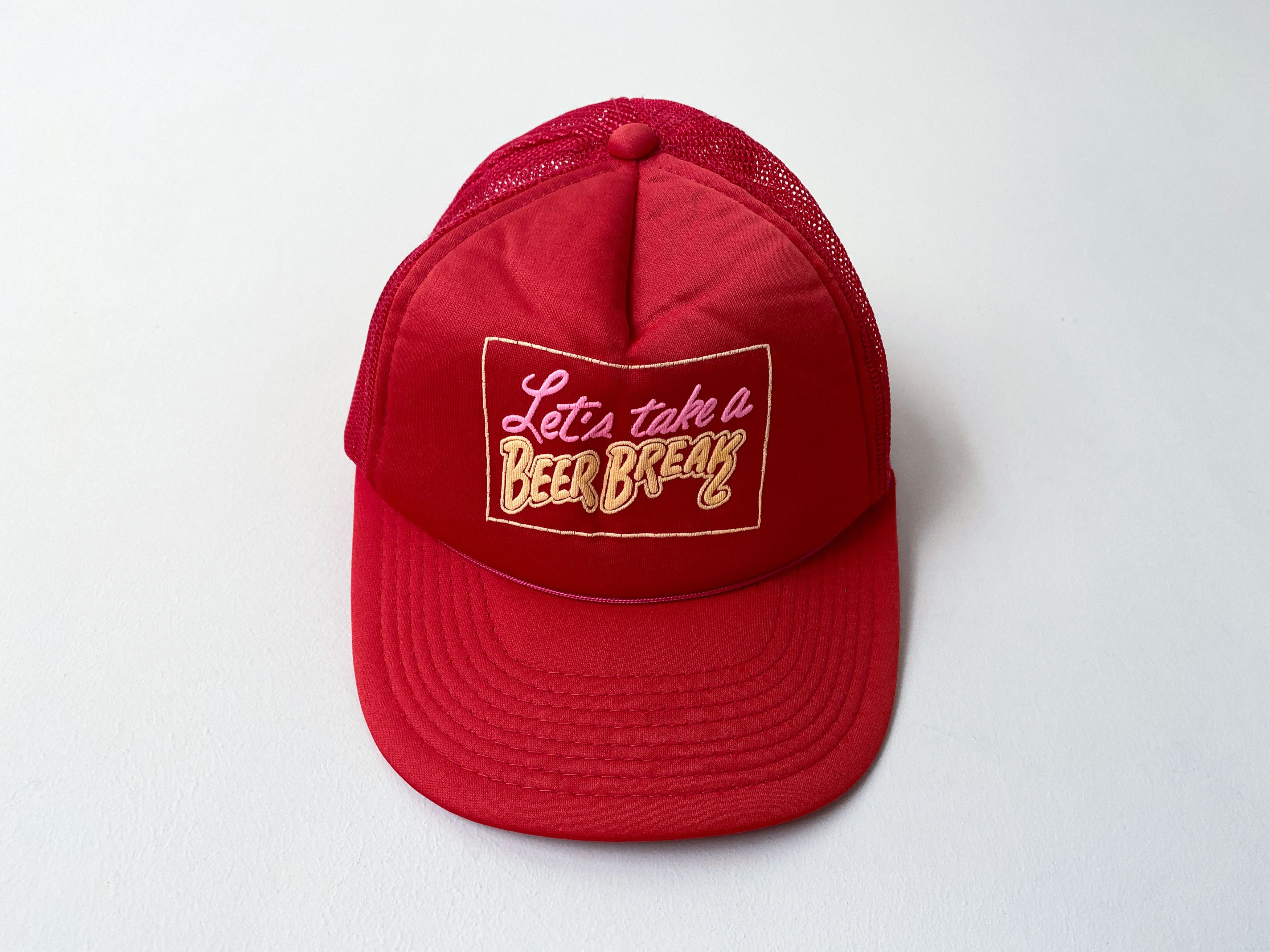 Vintage 80s Vintage Youngan Beer Break Snapback Trucker Hat Cap | Grailed