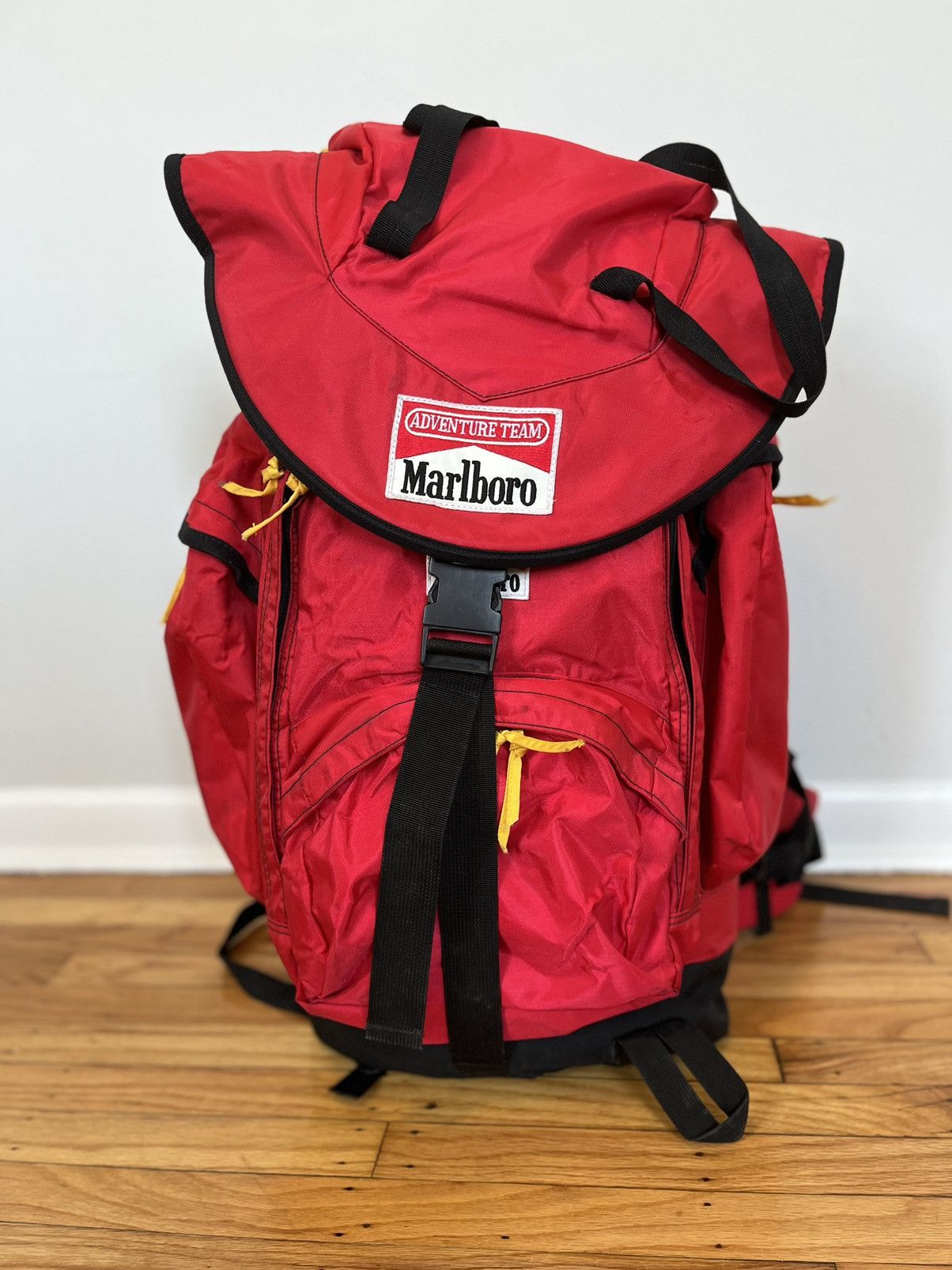 Vintage Vintage Marlboro Adventure Team Backpack with Sleeping Bags ...