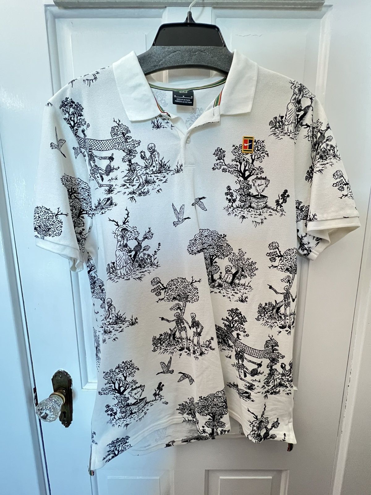 Nike × Streetwear NIKE SKELETON BUTTON UP | Grailed