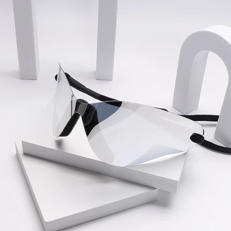 Jewelry × Streetwear Cyber Alien Future Eye Sunglasses Dystopian Shield ...