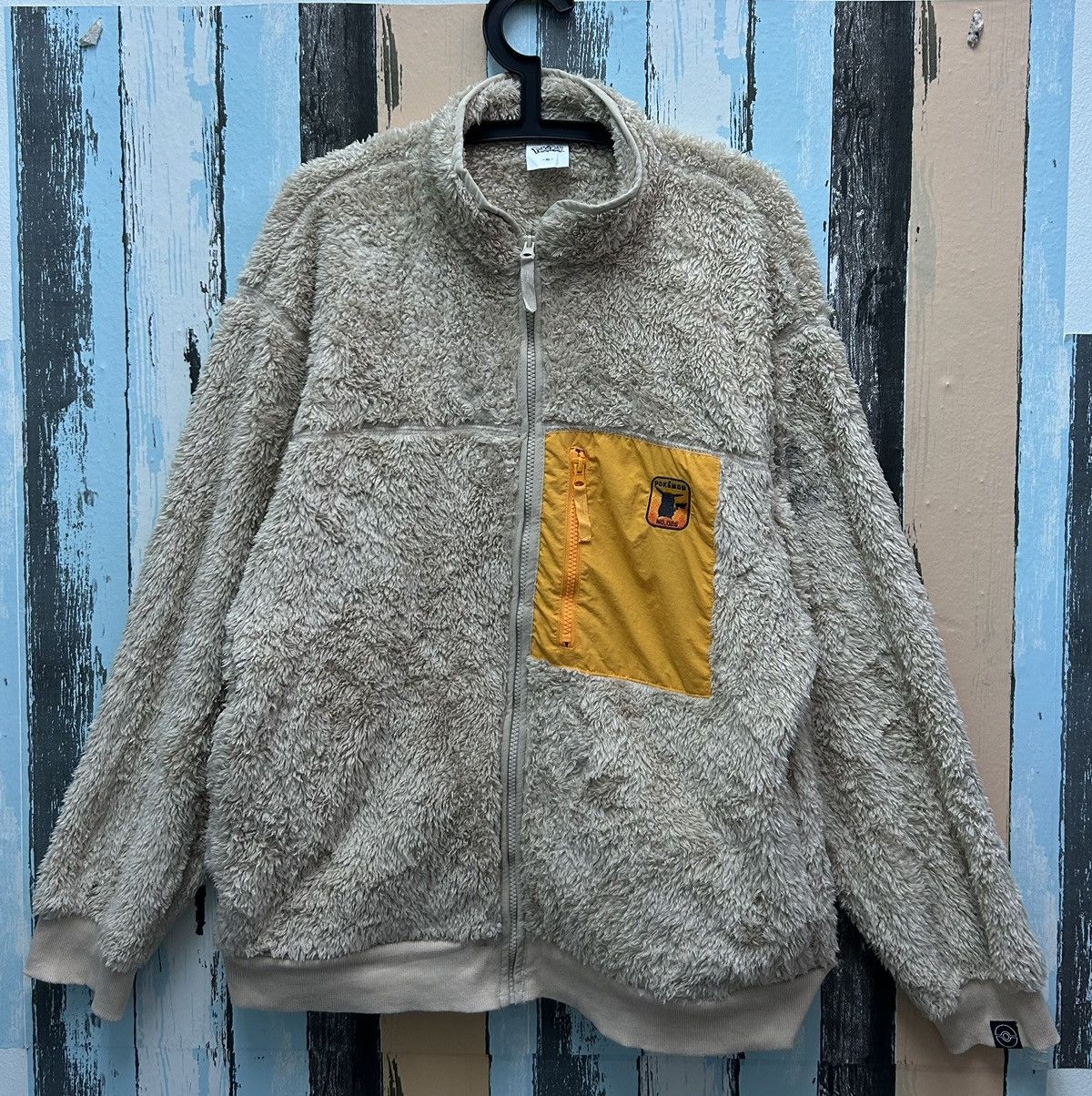 Anime × Japanese Brand × Pokemon Rare GU x Pokemon Pikachu Anime Fleece ...