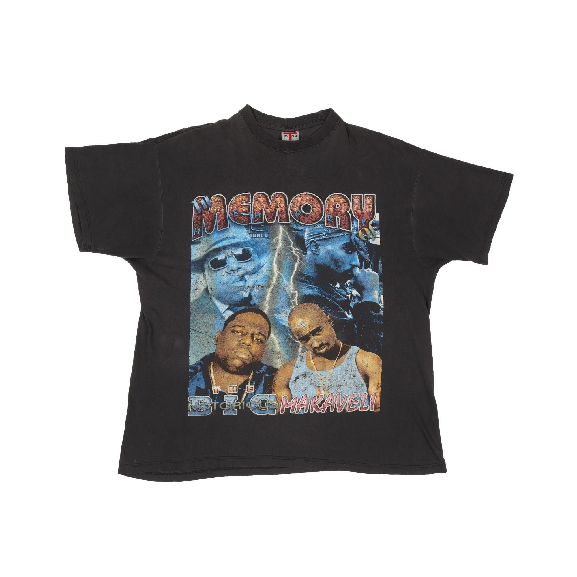 Vintage Vintage In Memory of Notorious BIG Biggie Tupac T-Shirt | Grailed