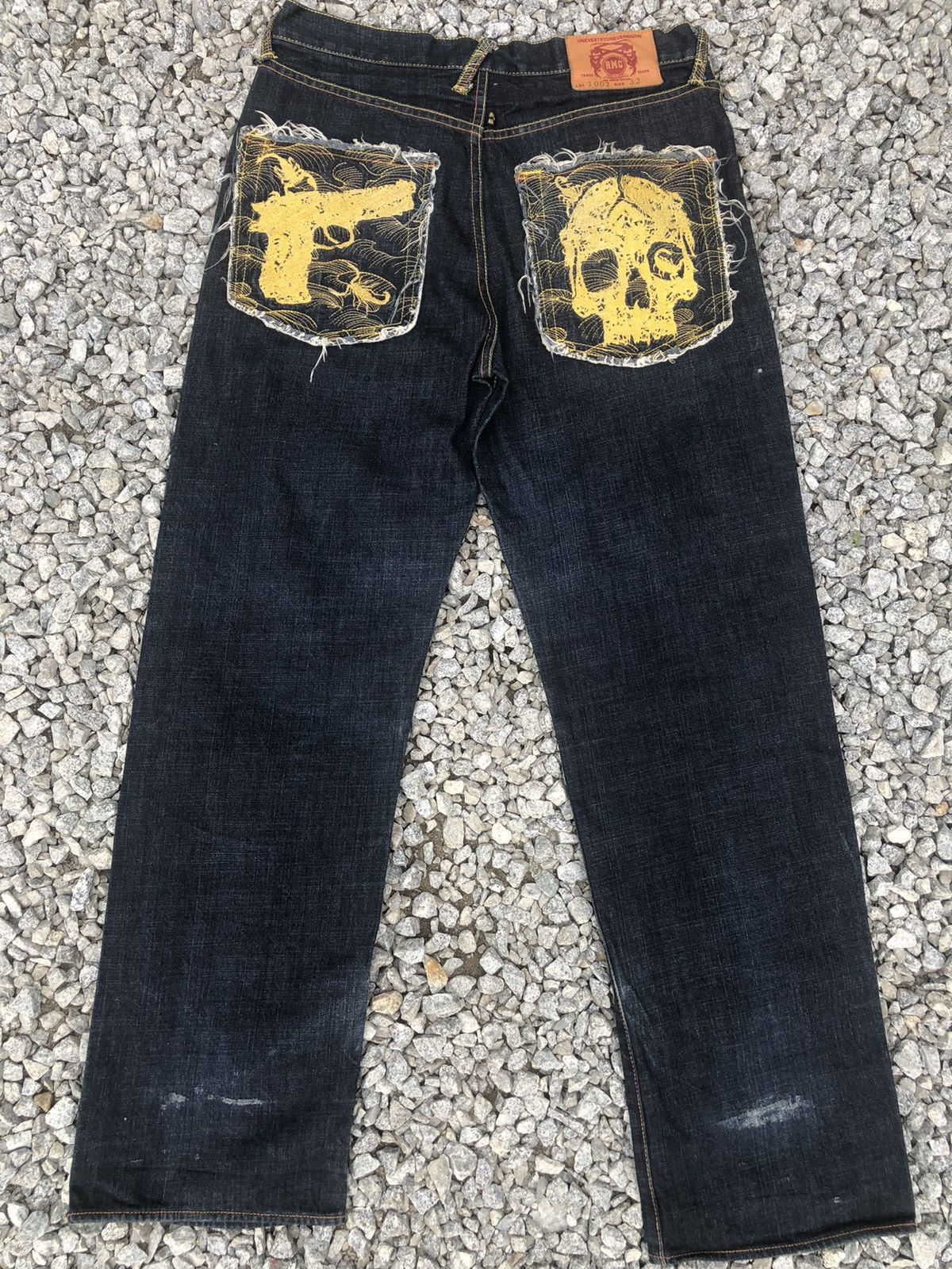 RMC Jeans Red Monkey Company Embroidered Jeans Selvedge Denim | Grailed