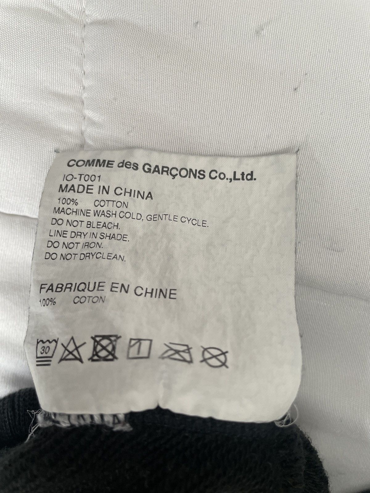 Comme des Garcons Comme Des Garcons CDG Store Exclusive Logo Hoodie ...