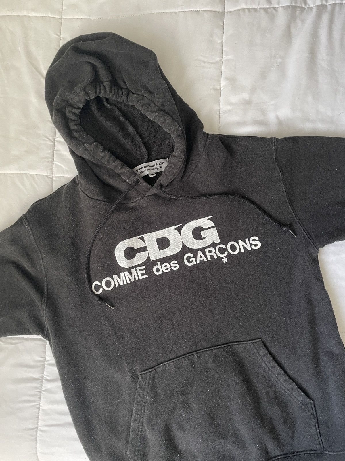 Comme des Garcons Comme Des Garcons CDG Store Exclusive Logo Hoodie ...