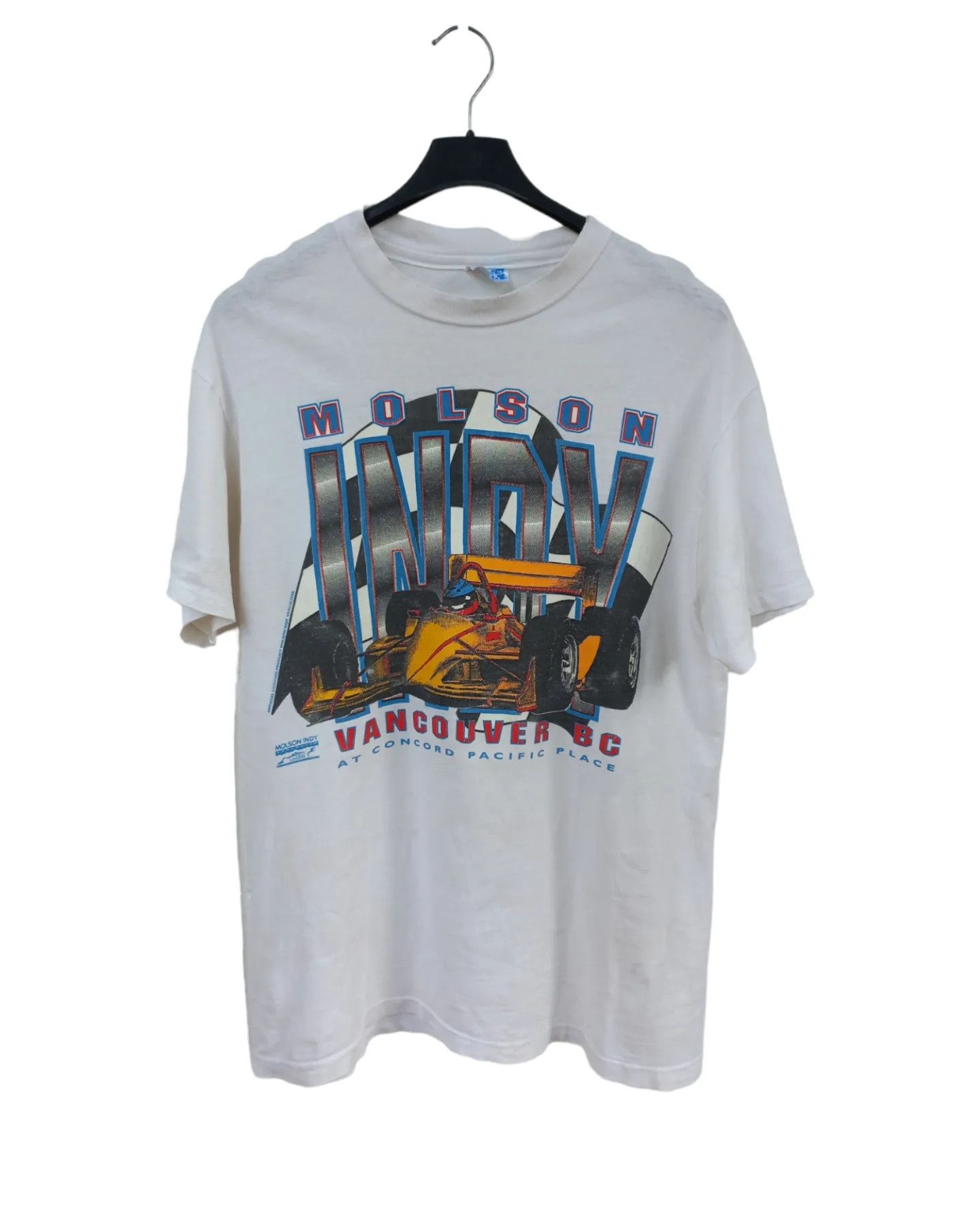 Hanes × Vintage Vintage 90's Molson Indy Racing T-Shirt | Grailed