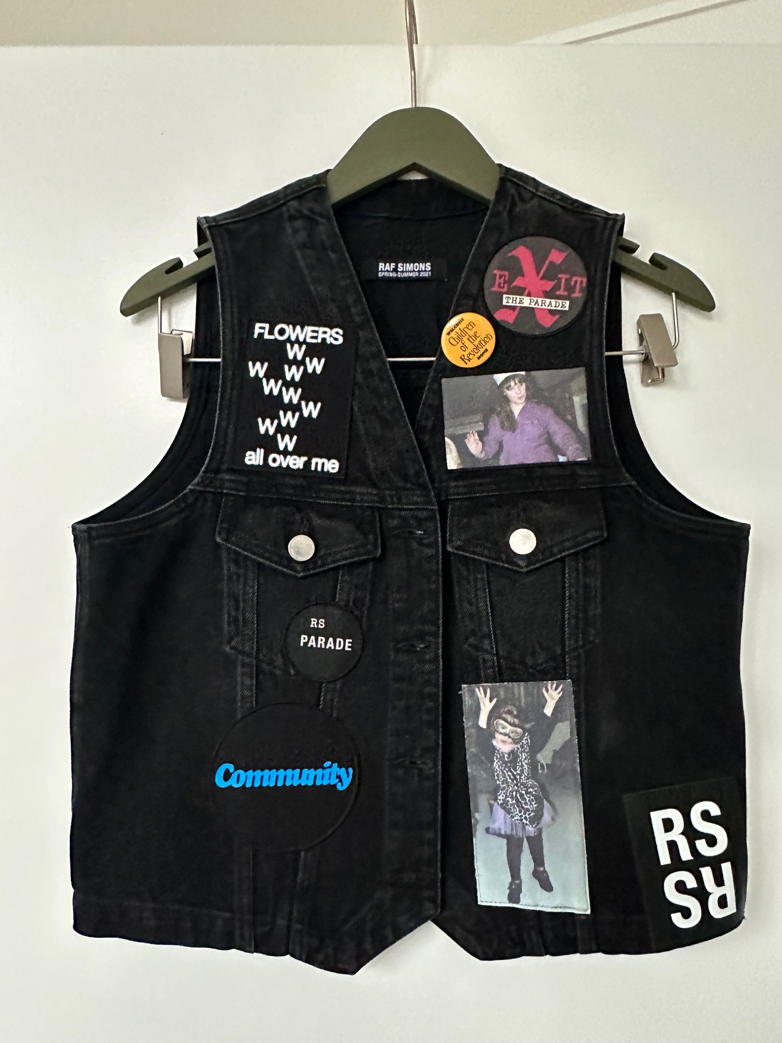 Raf Simons Raf Simons "Teenage Dream" Denim Vest | Grailed