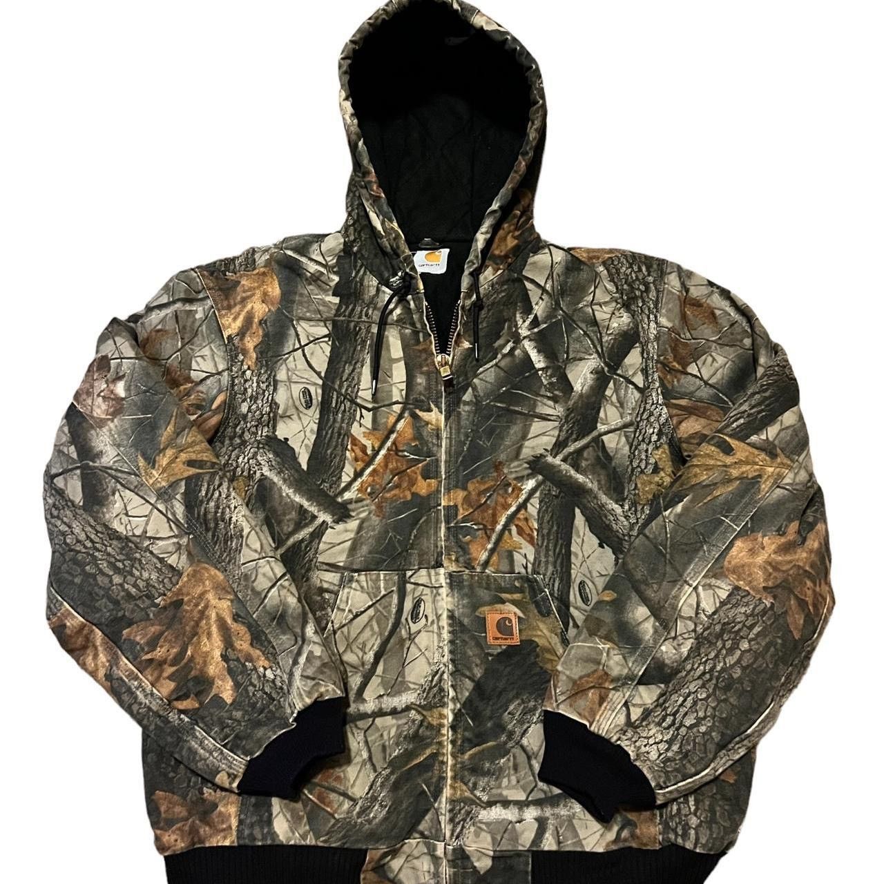 Carhartt × Streetwear × Vintage Vintage 90s Carhartt Realtree Camo Hooded Work Jacket | Grailed